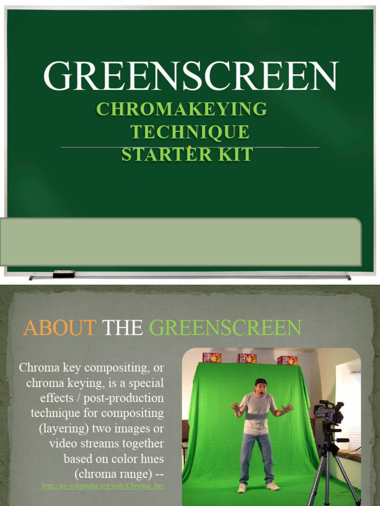 GREENSCREEN 101 Presentation Only | PDF | Artistic Techniques | Light