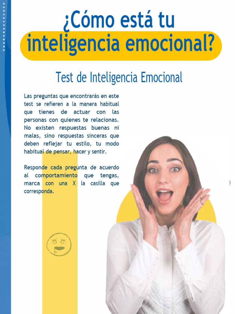 Test De Inteligencia Emocional Pdf Inteligencia Emocional Las