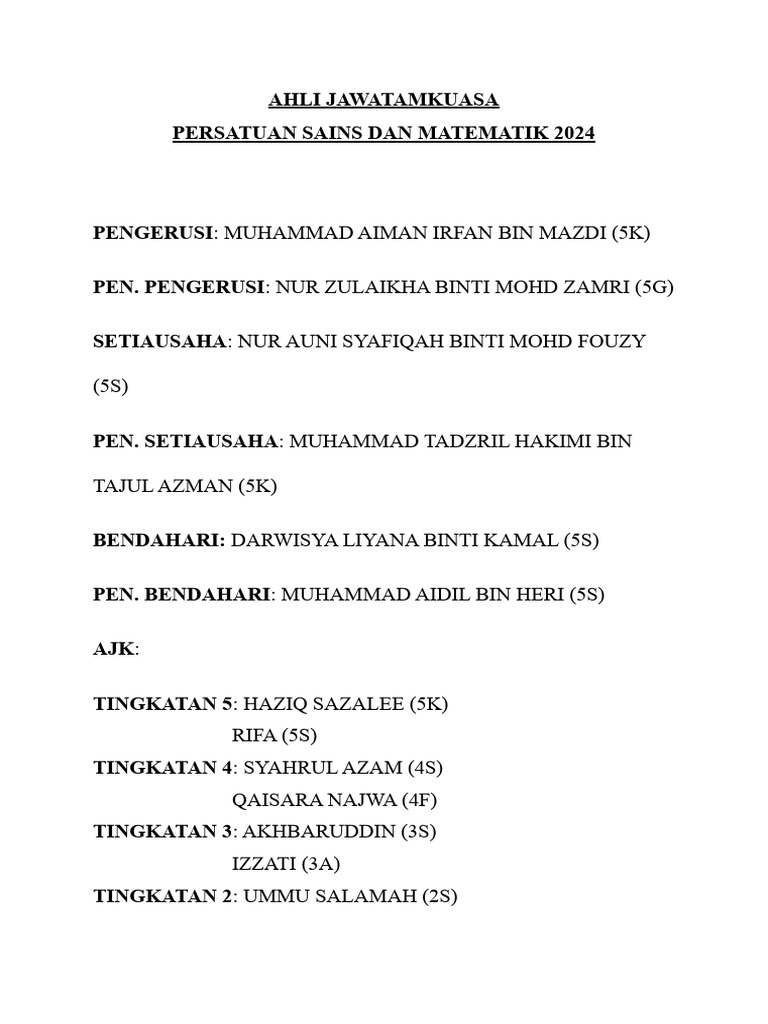 Ajk Pers Sn Math | PDF