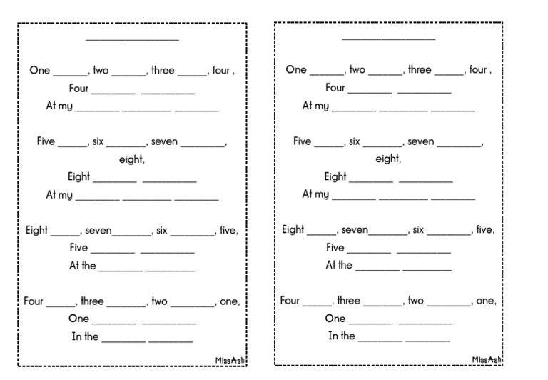 Poem Template | PDF | Wellness
