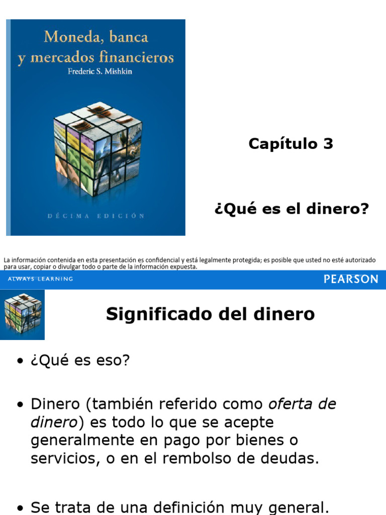 Capítulo 3_Dinero | PDF | Dinero | Efectivo