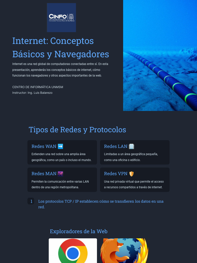 8.1 Internet-Conceptos-Basicos-y-Navegadores | PDF | Red mundial ...