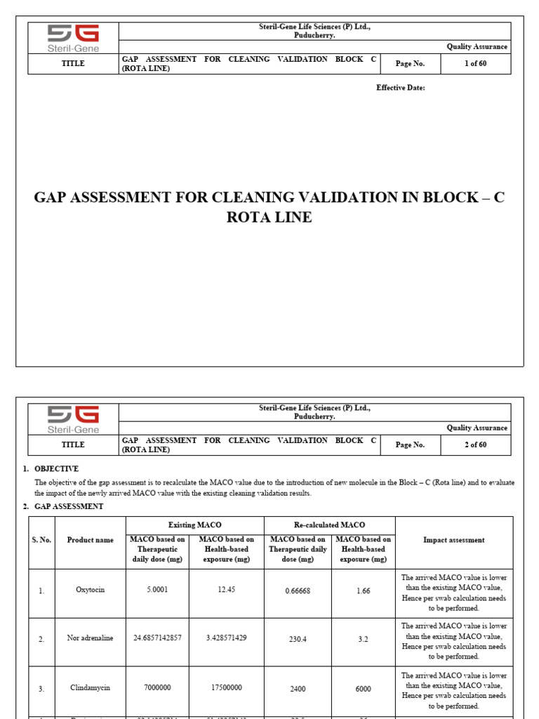 Gap Assessment Block C Rota FCM 01 | PDF | Parts Per Notation