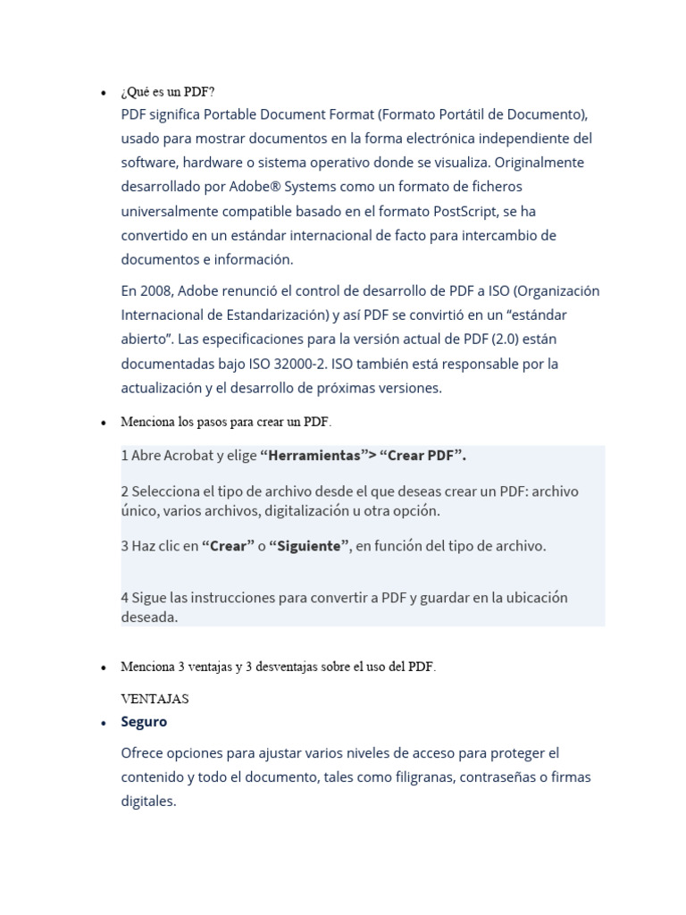 Qué Es Un PDF | PDF | Archivo de computadora | Contraseña