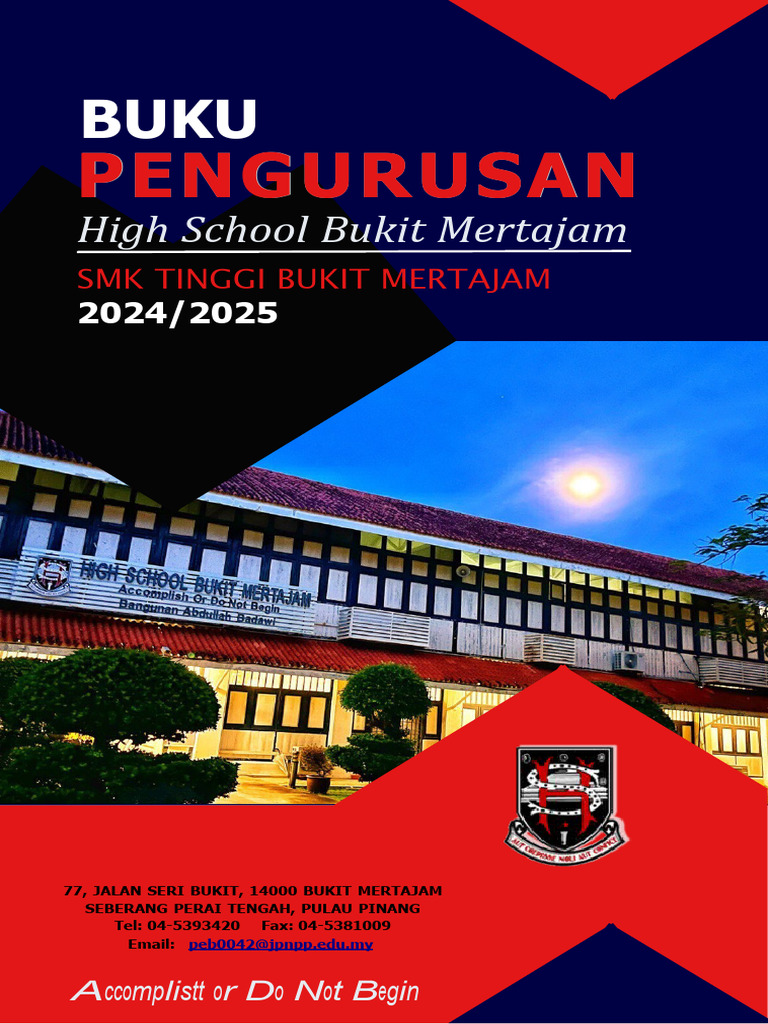 BUKU PENGURUSAN SMK TINGGI BM 2024 2025 (1)(1) | PDF