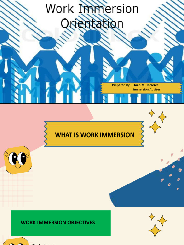 Work Immersion Orientation | PDF | Personal Protective Equipment ...