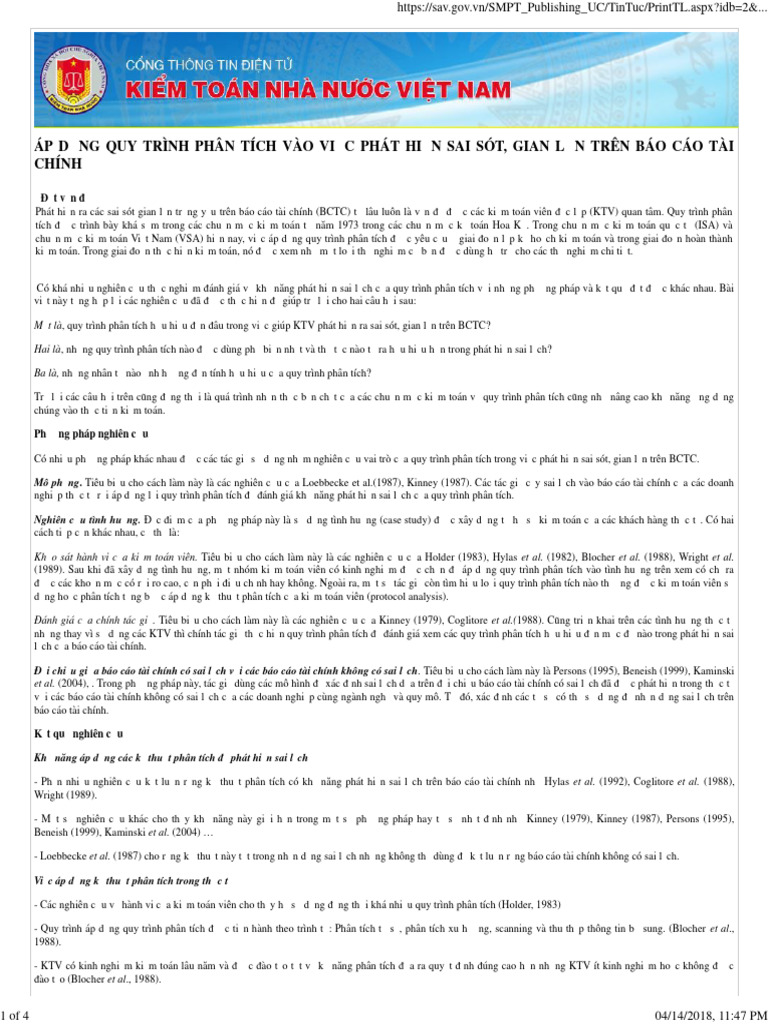 Phat Hien Gian Lan BCTC 2 | PDF