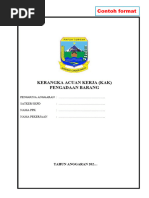 Contoh Format KAK | PDF