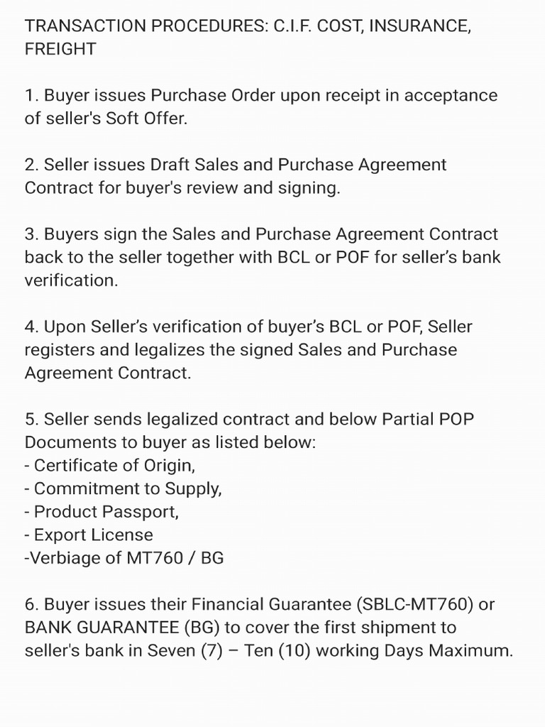 Cif Banking Procedures - Latest | PDF