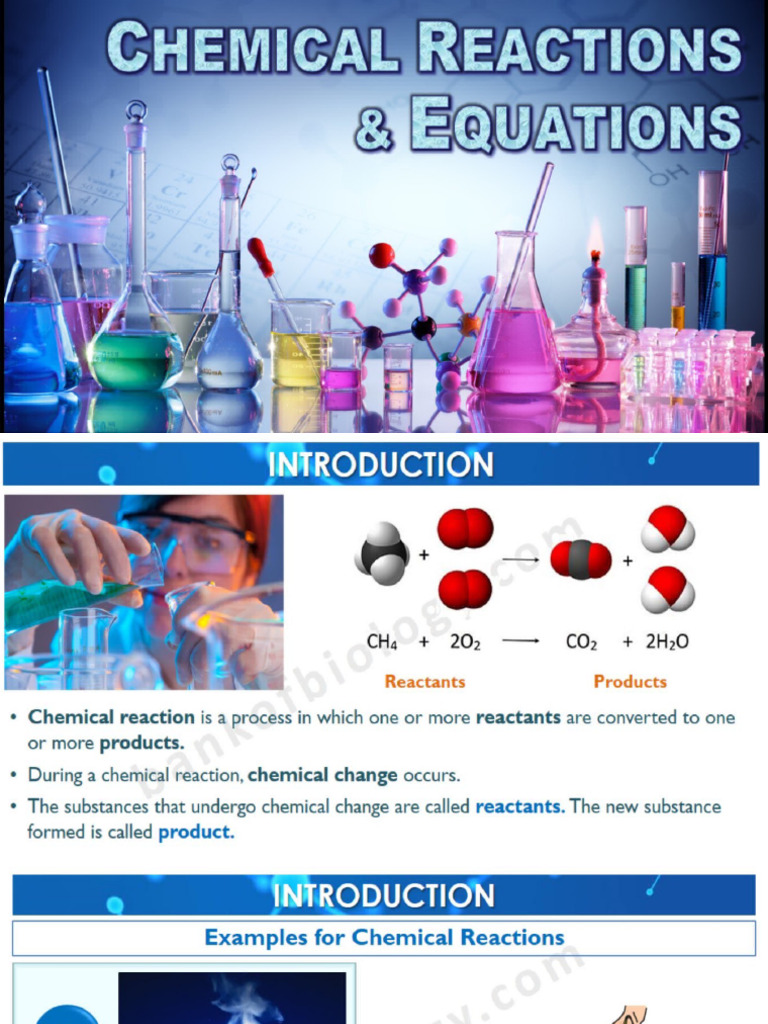 1.chemical Equations and Reactions | PDF
