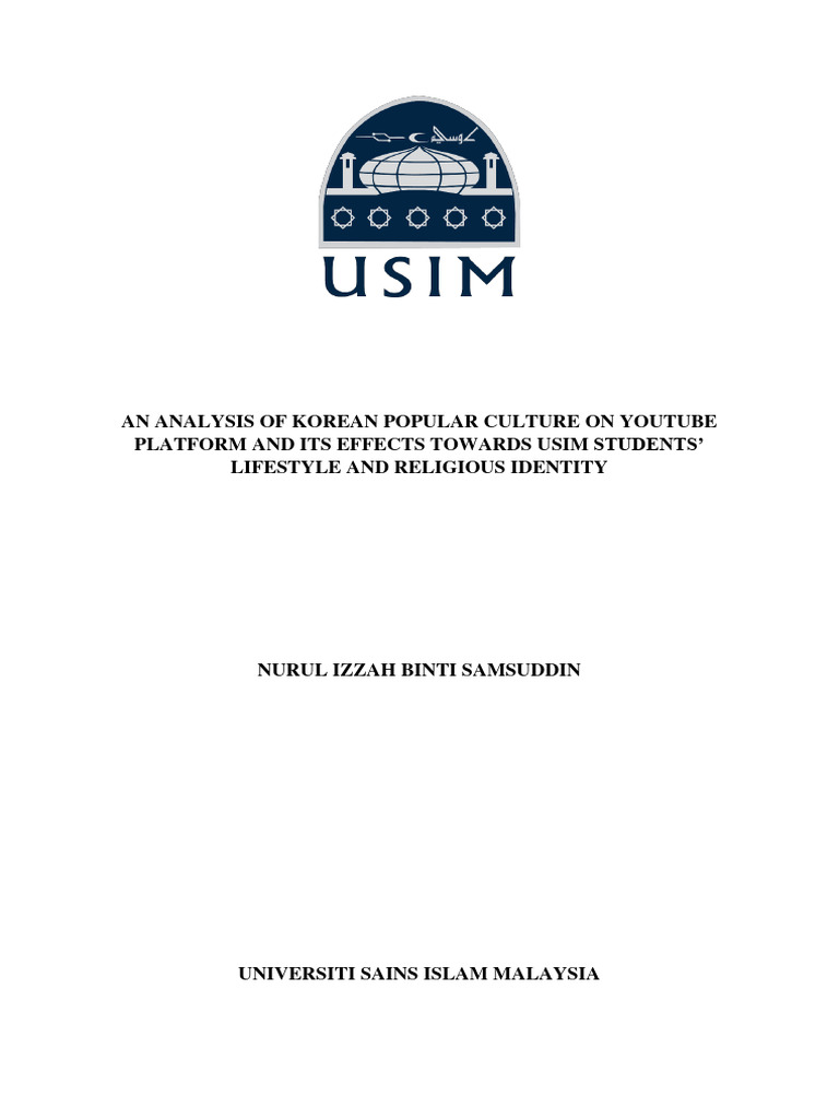 An Analysis of Korean Popular Culture On Youtube Platform and Its ...