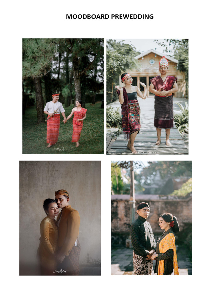 Prewedding Moodboard Templates | PDF