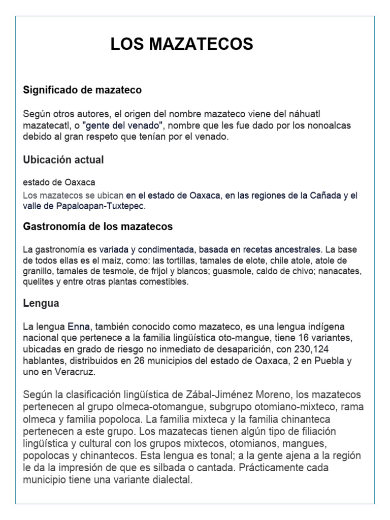 Los Mazatecos | PDF | Cristiano judío | Deidades