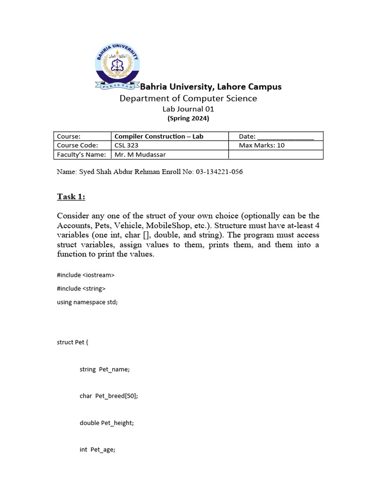 Lab 1 Cc Pdf Pointer Computer Programming Software Development 0160