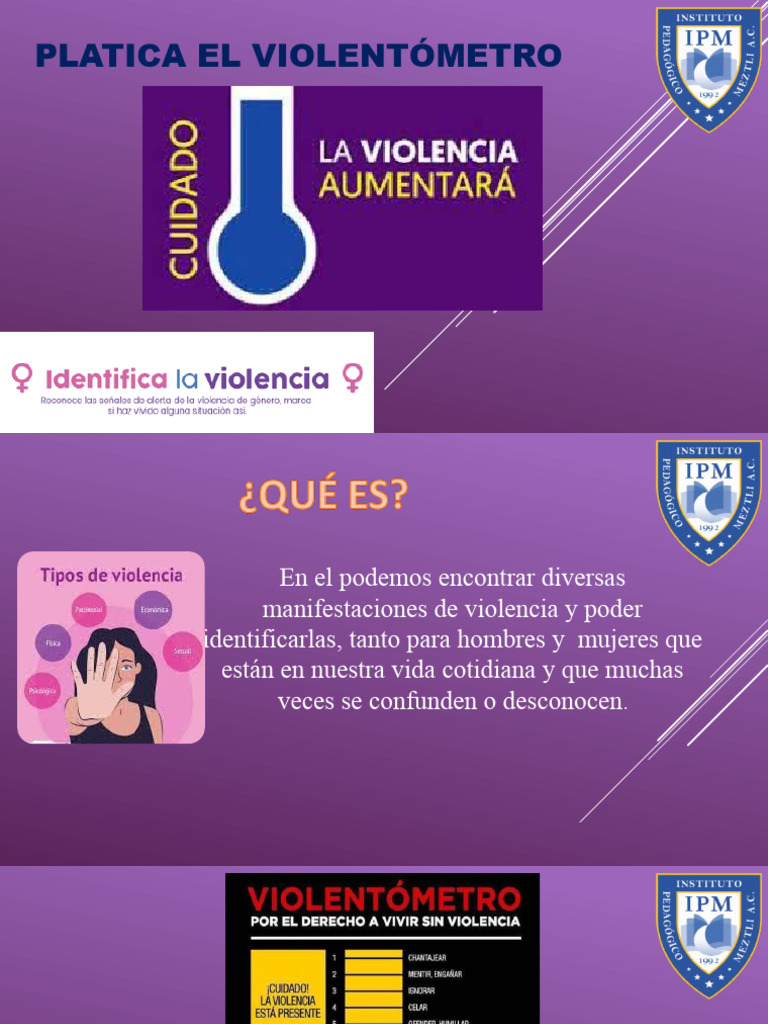 PLATICA El Violentometro | PDF | Violencia