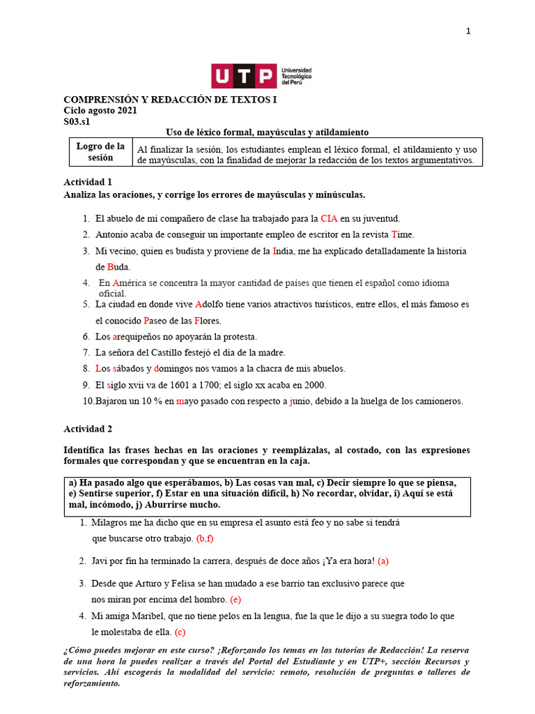 Mejora tu Redacción Formal | PDF | Lingüística