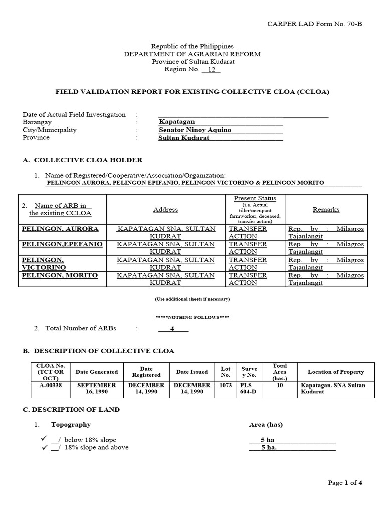 Carper Lad 70-B - A-00338 | PDF | Crops | Agriculture