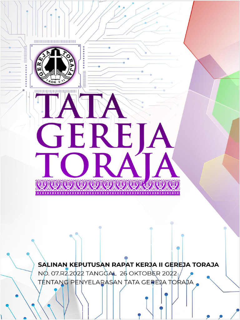 Tata Gereja Toraja 2024 | PDF