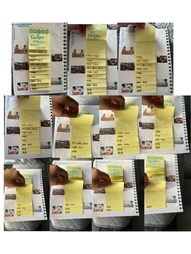 Línea Del Tiempo de Materno Infantil | PDF