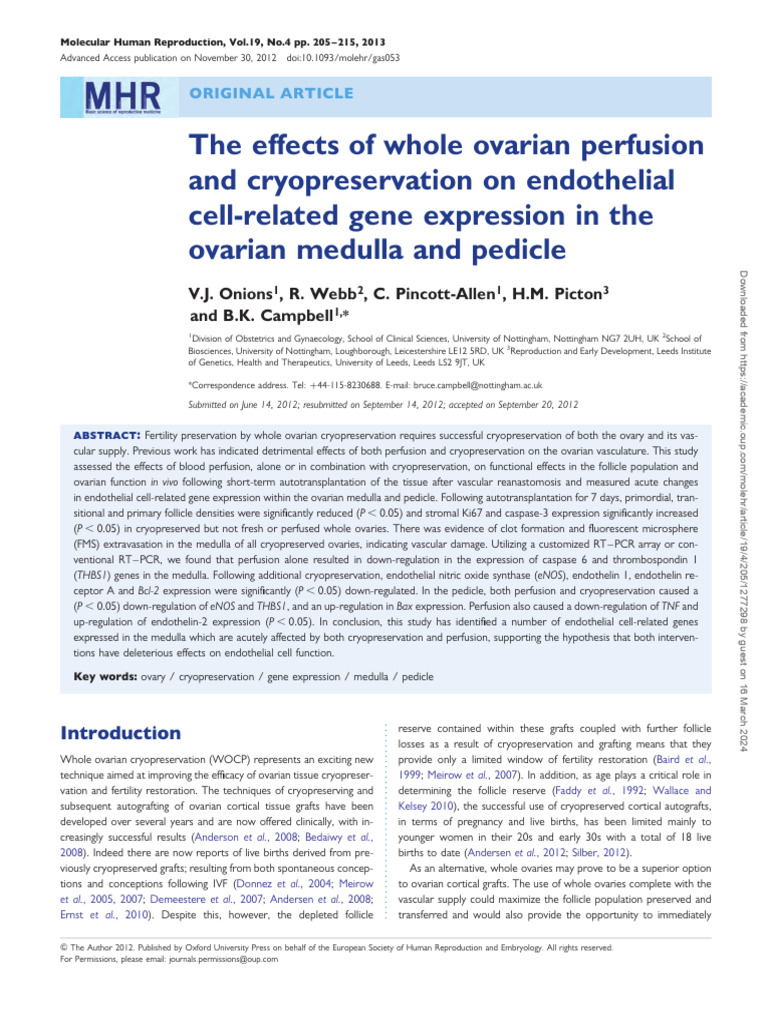 Gas 053 | PDF | Ovary | Complementary Dna