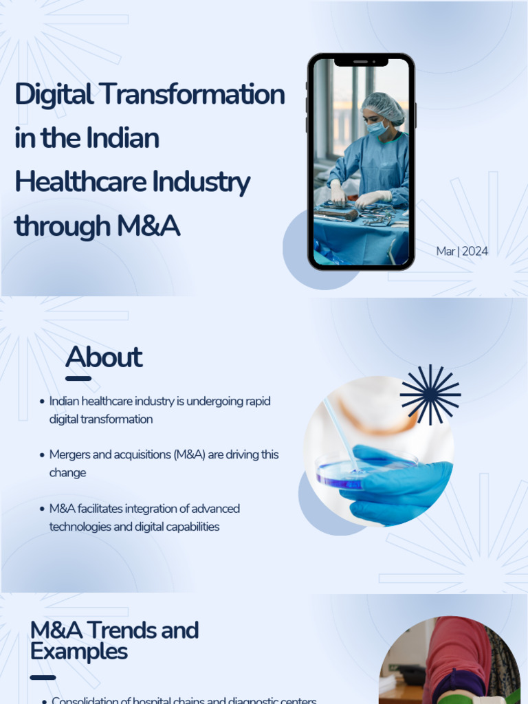 Digital Transformation in The Indian Healthcare Industry Through M&A ...