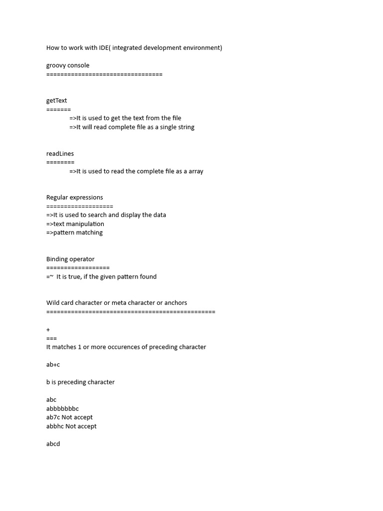 Day3notesgroovy Pdf Class Computer Programming Method Computer Programming