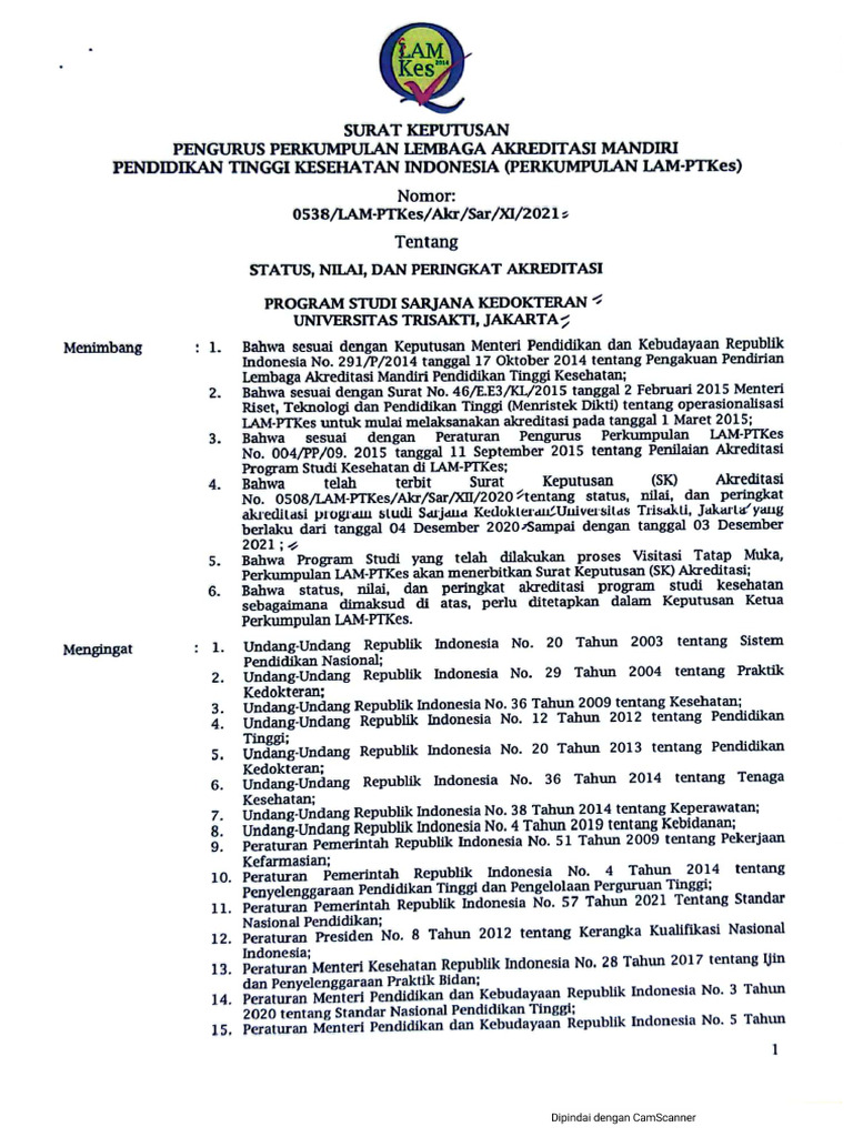 Akreditasi Prodi | PDF