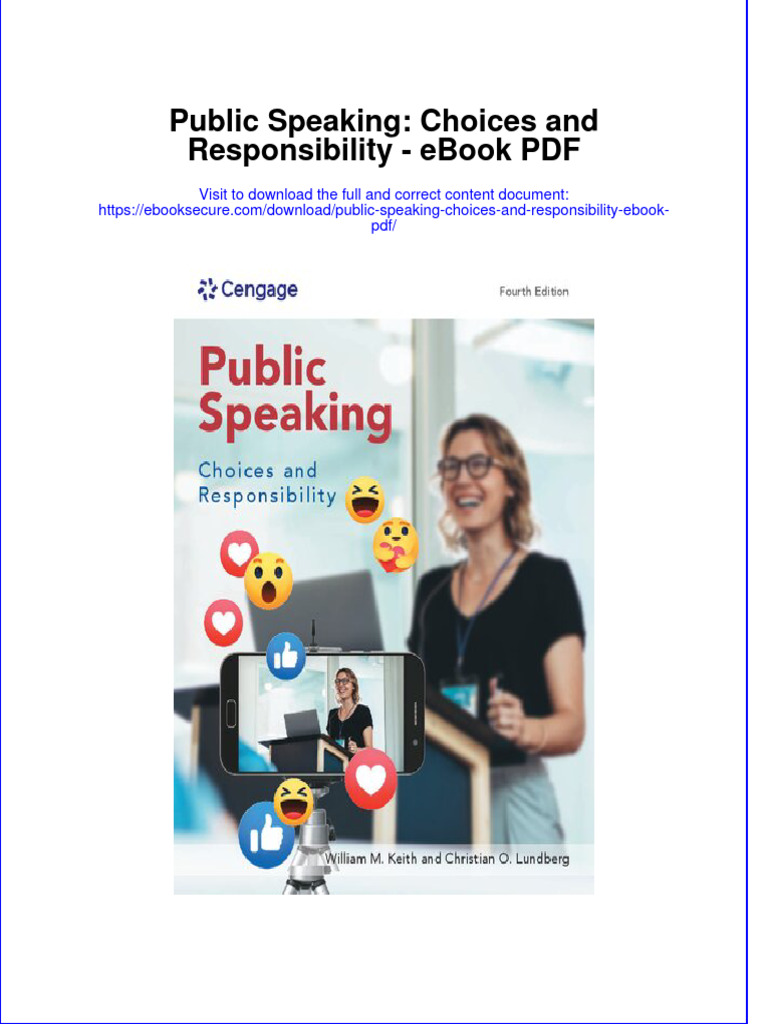 Dwnload Full Public Speaking Choices and Responsibility PDF | PDF ... Dwnload Full Public Speaking Choices and Responsibility PDF | PDF ...