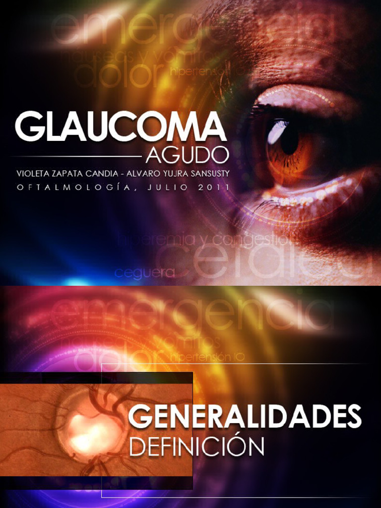 Glaucoma Agudo | PDF | Glaucoma | Ojo humano
