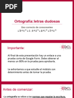 Ortografia Literal Uso de LL e y | PDF | Verbo | Morfología Lingüística