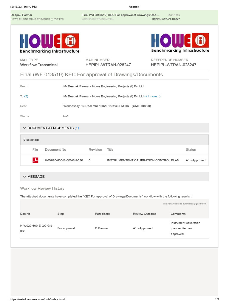 Annexure 10 Calibration Control Plan Rev 0 A1 Approved Pdf