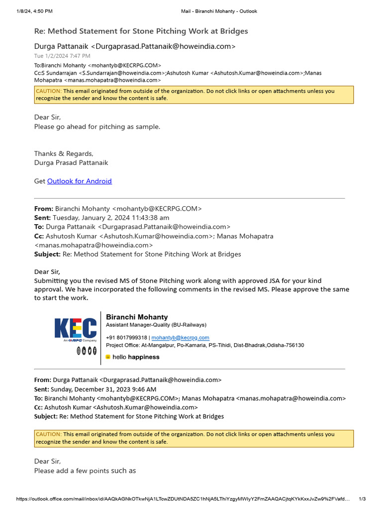 Stone Pitching Work | PDF