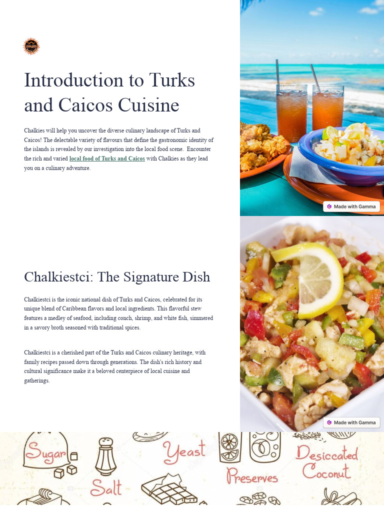 Local Food of Turks and Caicos | Download Free PDF | Cuisine | Recipe