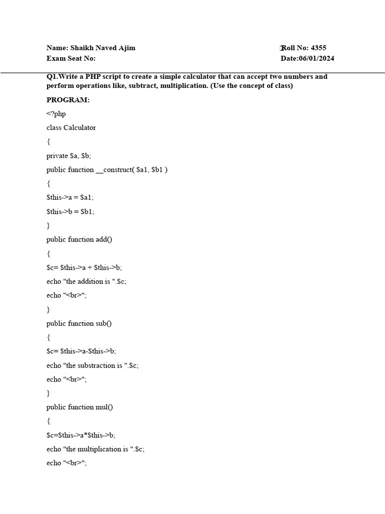Naved PHP | PDF | Ajax (Programming) | Xml