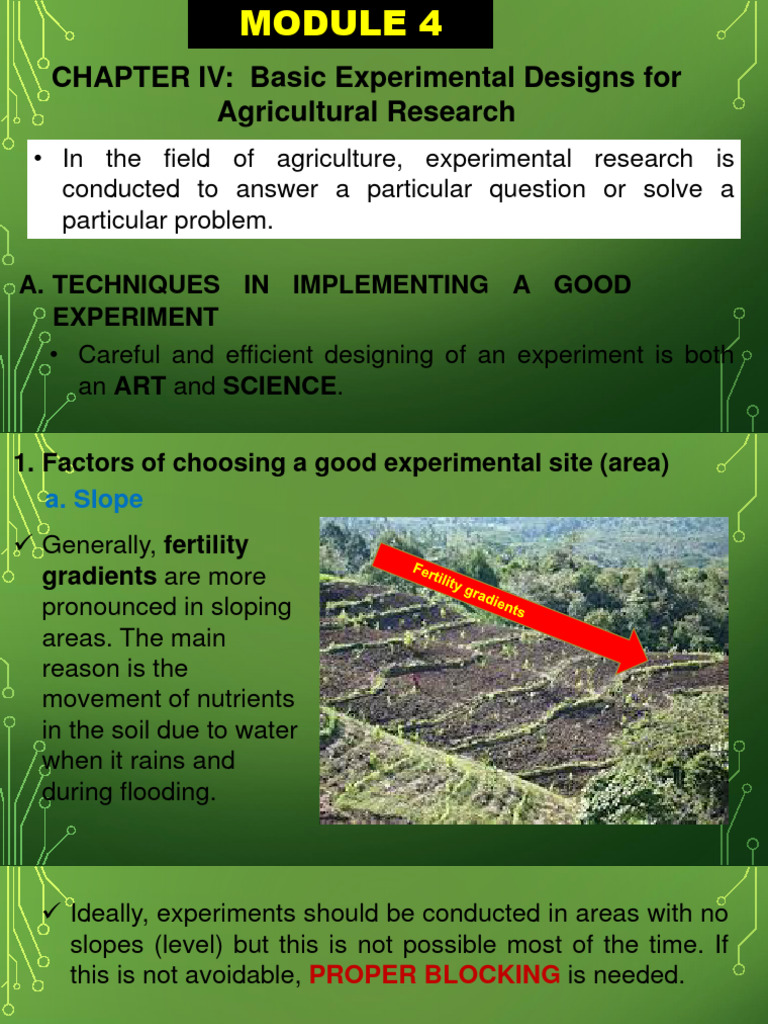 Module 4 Basic Experimental Designs | PDF | Experiment | Design Of Experiments
