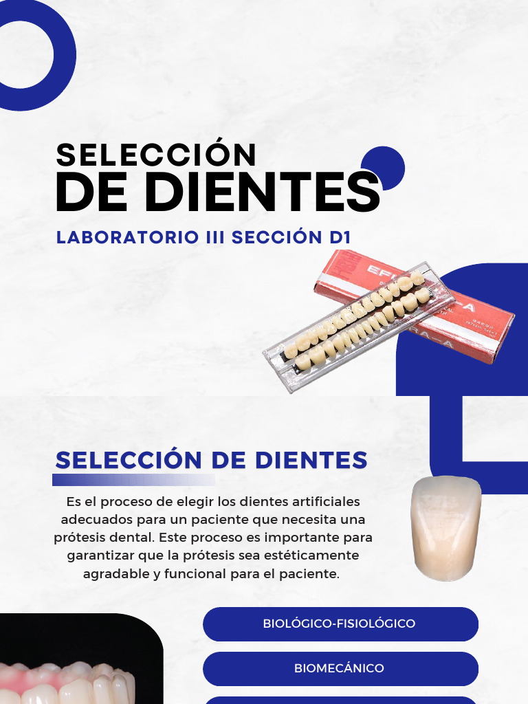 Selección de Dientes en Prótesis Total | PDF | Odontología ...