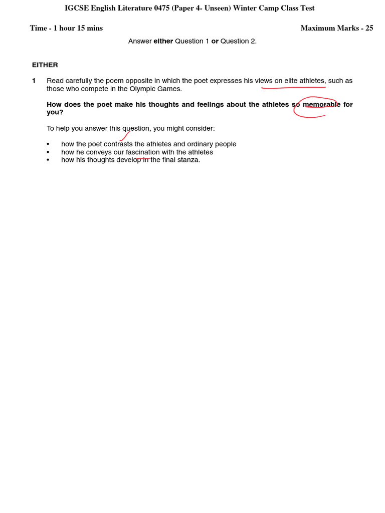 Unseen Annotated 2 | PDF