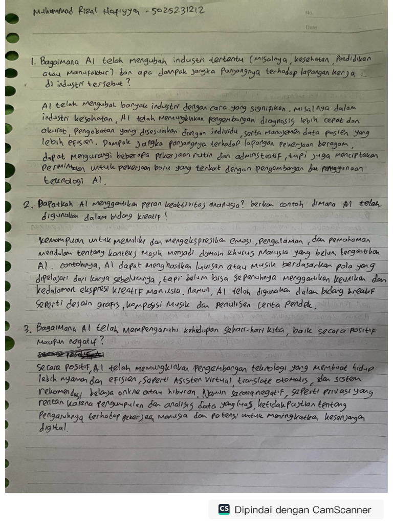 Muhammad Rizal Hafiyyan - 5025231212 - PTEIC A | PDF