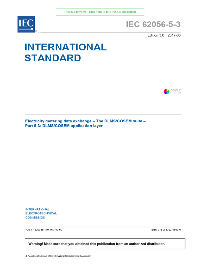 Ref-3-IEC 62056-5-3 | PDF | Key (Cryptography) | Public Key Cryptography