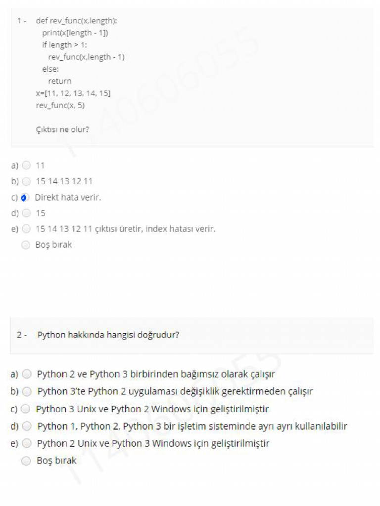 Python Vize | PDF