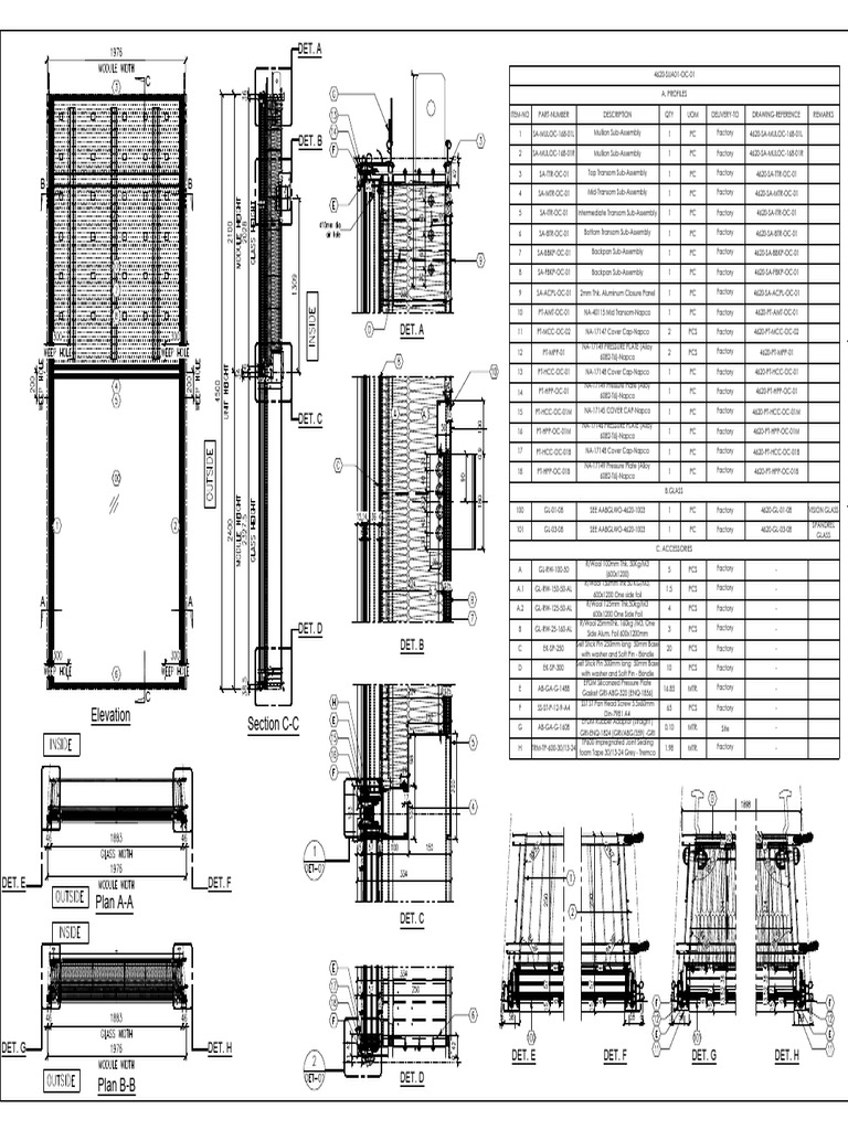 Unitized Curtainwall Unit Assembly Sample | PDF | Building Engineering ... Unitized Curtainwall Unit Assembly Sample | PDF | Building Engineering ...