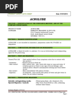 Disinfectant Safety Guide | PDF | Toxicity | Prevention