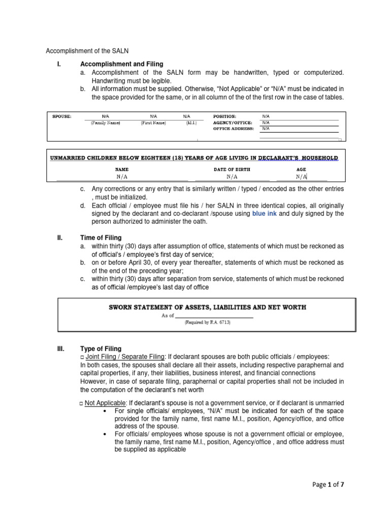 SALN Notarization Guidelines in PAO | PDF | Property | Private Law