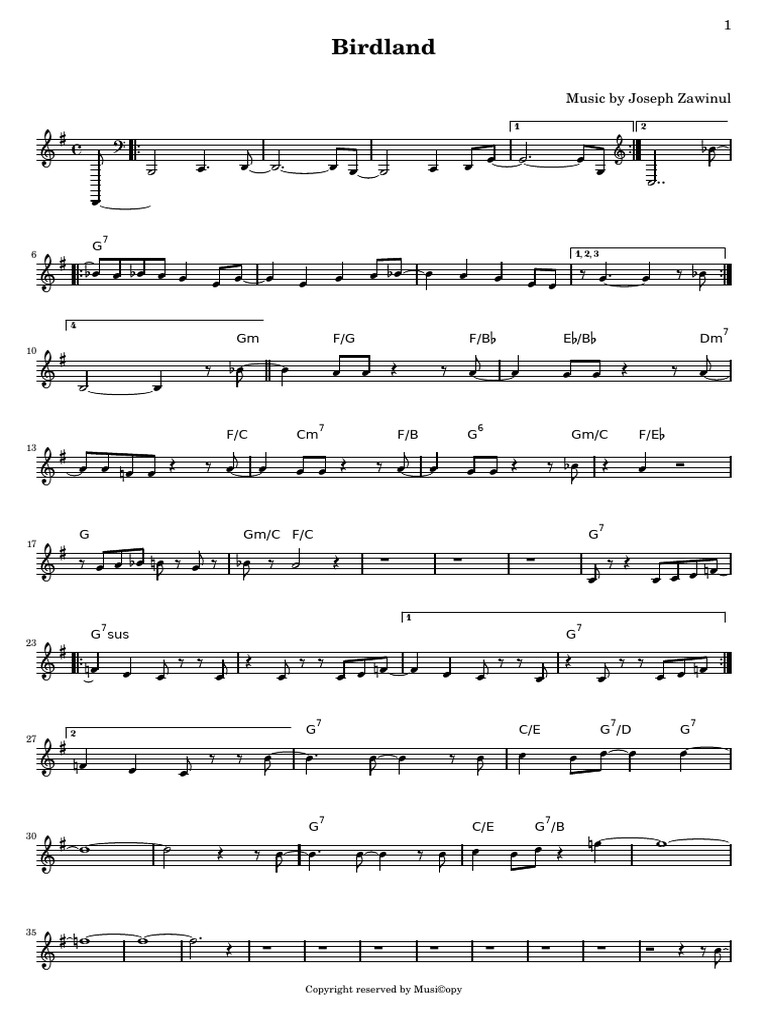 Wheater Report - Birdland | PDF