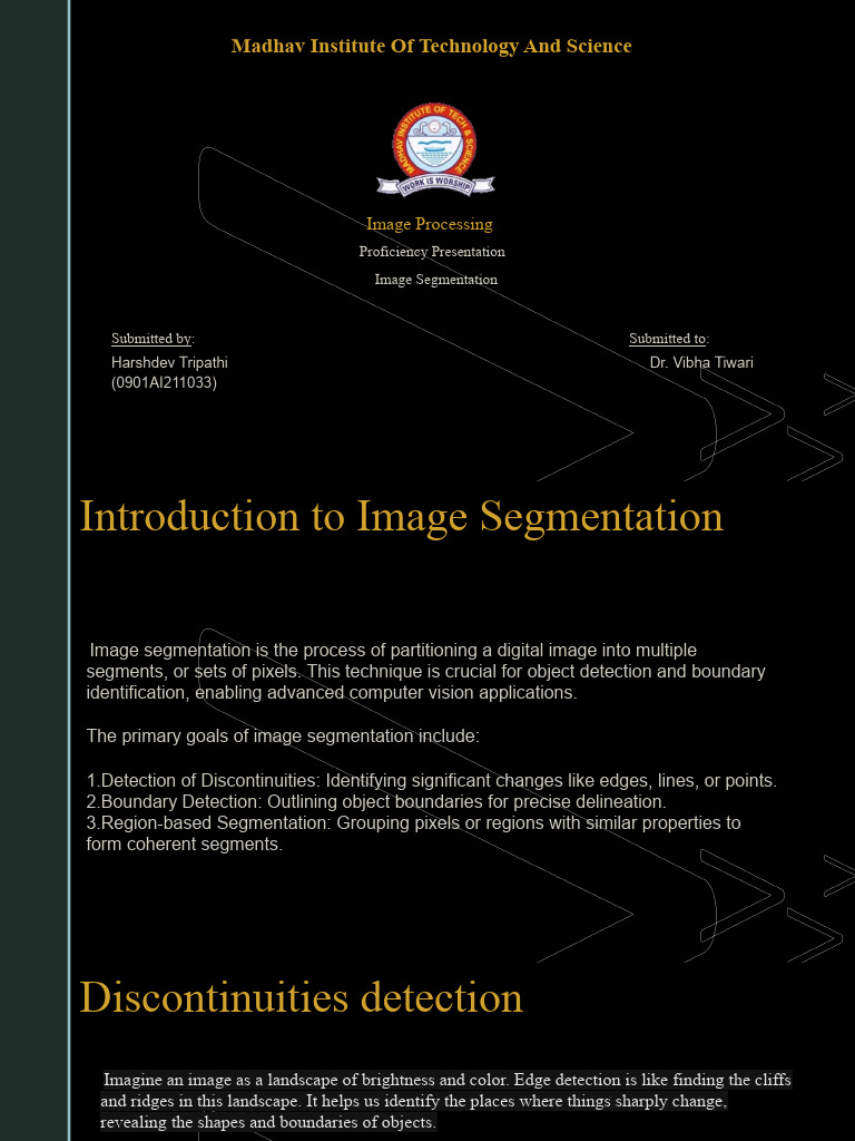 image_processing ppt | PDF | Image Segmentation | Computer Graphics