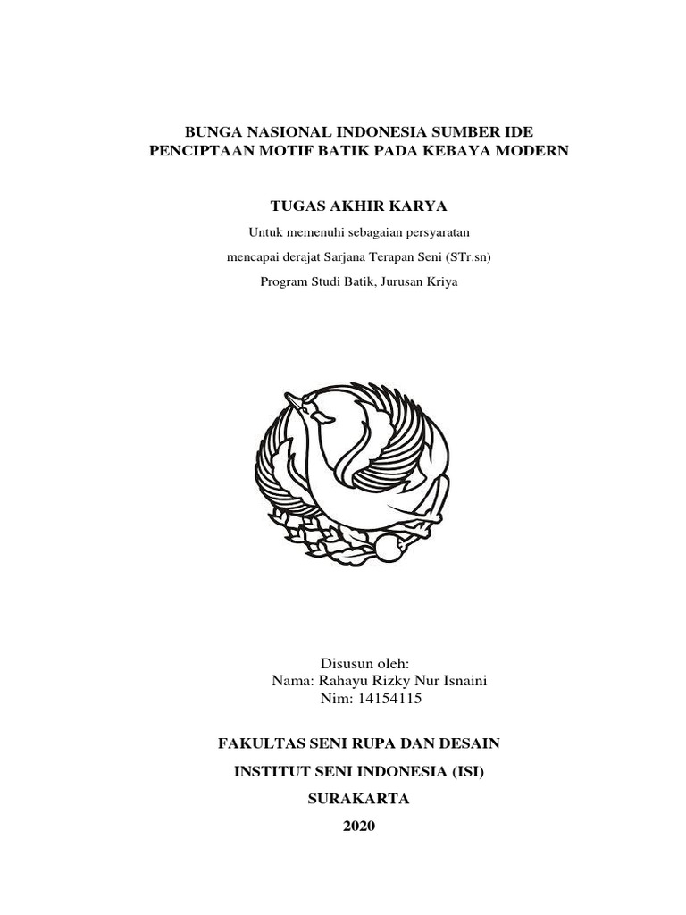 Bunga Sumber Ide Penciptaan Motif Batik | PDF | Karier & Perkembangan ...