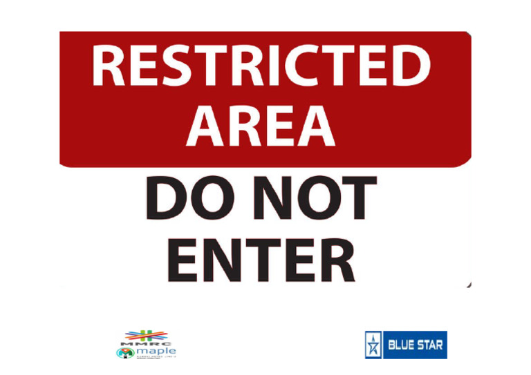 Restricated Area | PDF
