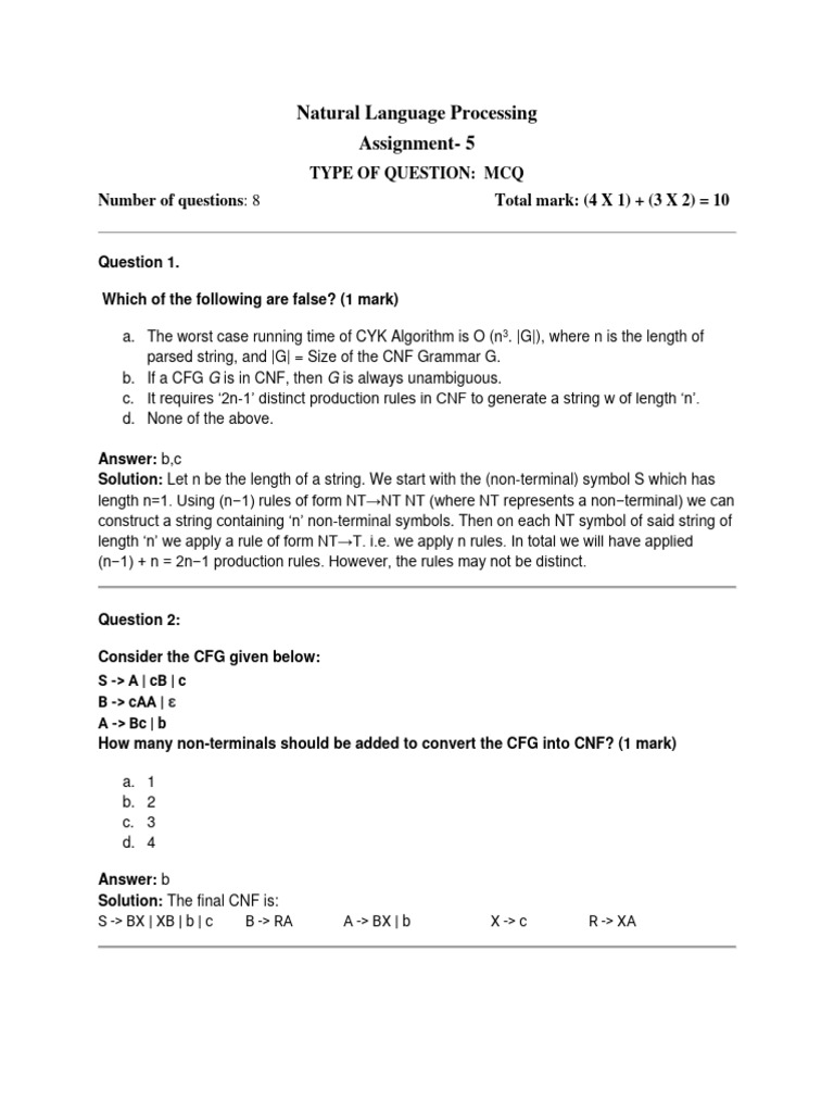 Assignment 5 (COPY) | PDF | Syntax | Linguistics Assignment 5 (COPY) | PDF | Syntax | Linguistics