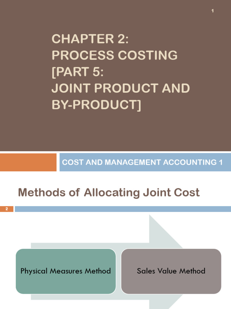 MAF201 CHAPTER 2 PROCESS COSTING PART 5 JP BP TEST IQ7 | PDF | Revenue ...