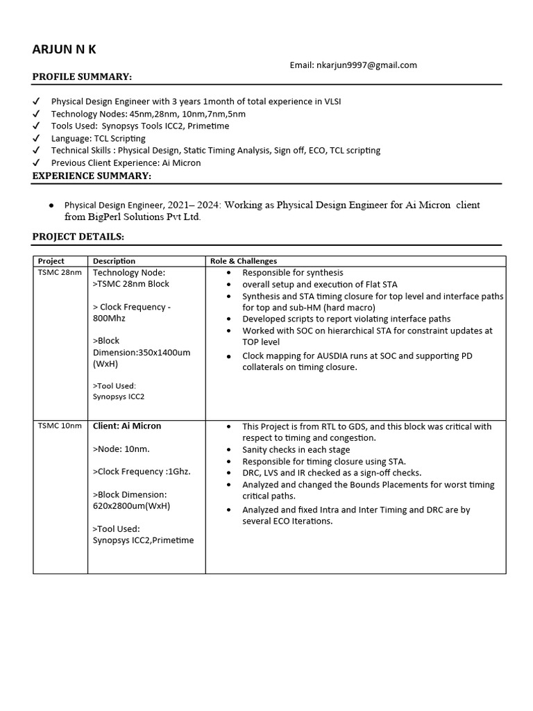 NK Arjun | PDF | Computing | Computer Engineering
